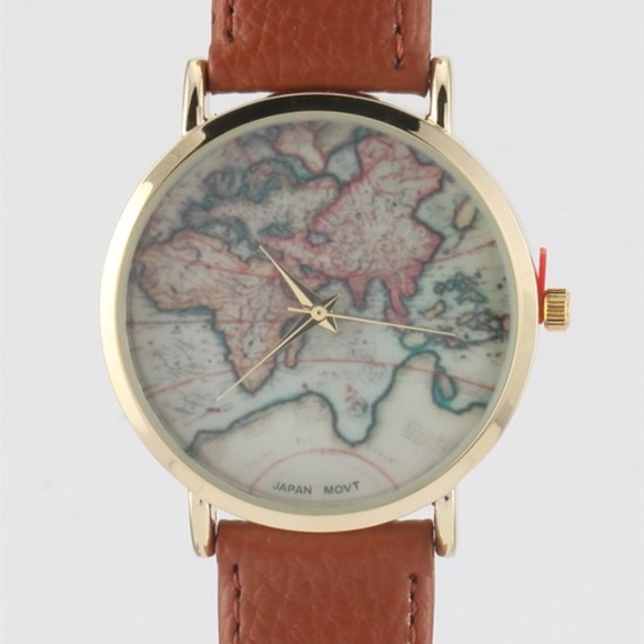 Accessories | World Map Watch | Poshmark